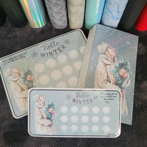 Three A6 Winter let It Snow' Mini Savings Challenges, Plus a Cash ...