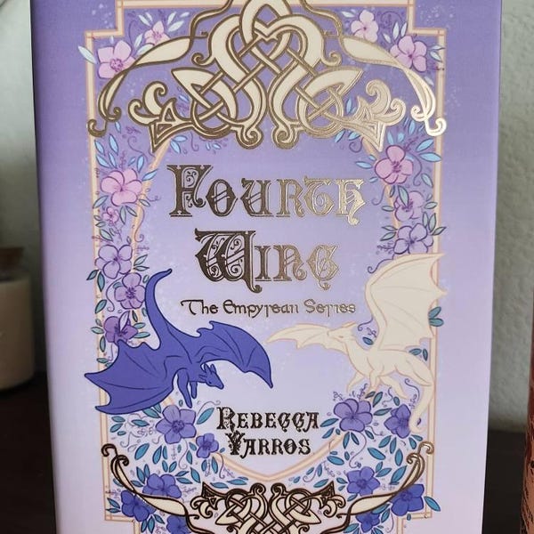 Fourth Wing Rose Gold Dust Jacket - Etsy