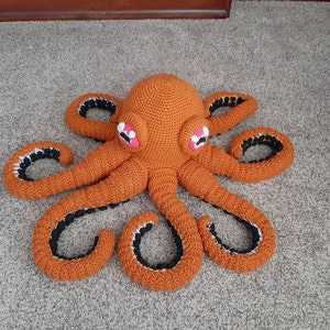 Apollo the Octopus Giant Crochet Pattern EASY TO FOLLOW - Etsy