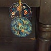 Rosemaling Wall Clock Scandinavian Norwegian Rosemaled Swedish Telemark ...