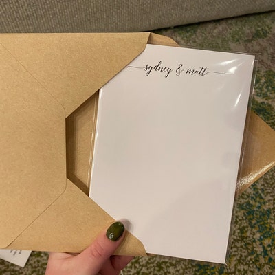 FORTUNE Personalized Notepad Formal Traditional Classic - Etsy