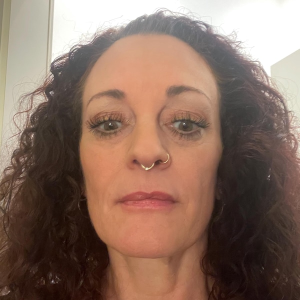 14k Gold Daith Earrings, Daith Piercing Jewelry, Crescent Moon Earring ...