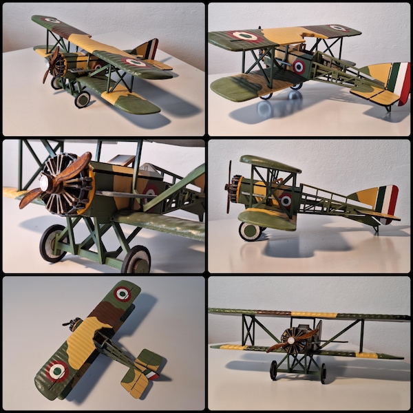 Biplane Airplane SVG DXF | Vintage Wooden Model | Laser Cut Puzzle ...