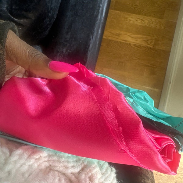 1 Meter Rose Pink/gold Soft Shimmer on Satin Fabric 58 Wide - Etsy