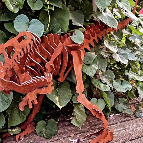 Rusty Metal Dinosaur Stegosaurus 3d Stegosaurus Garden Ornaments Art ...