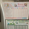 Unicorn Reward Chart, Unicorn Behavior Chart, Pink & Gold Rainbow ...