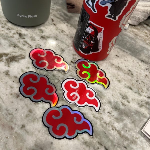 Anime LUFFY Gear 5 Sticker Holographic - Etsy