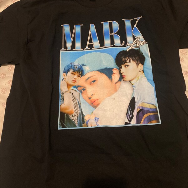 NCT 127 Mark Retro Bootleg Tee Kpop T-shirt Nct Merch Nct Dream Kpop ...