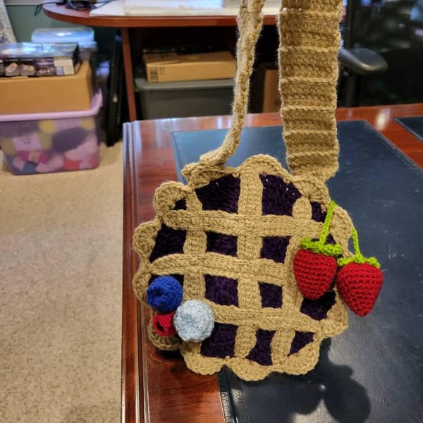 Berry Pie Crochet Bag Pattern - Etsy