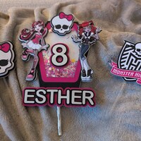 Monster High Cake Topper - Etsy UK