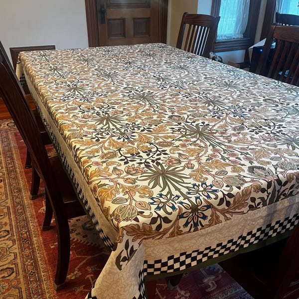 Elegant Intricate Embroidery Tablecloth, Handmade Craft, Wedding Gift ...