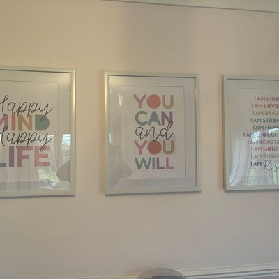 Big Sis Lil Sis Print Set, Girls Wall Art, Girls Shared Bedroom, Big ...