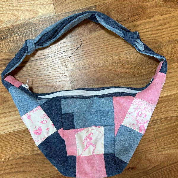 Croissant 2 Way Crossbody Shoulder Bag Sewing Pattern PDF Printable ...