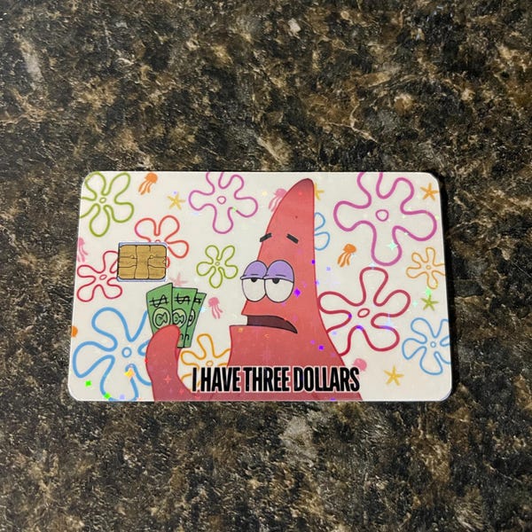 Holographic Spooky Vibes Card Sticker Halloween Credit Card Skin Spooky ...