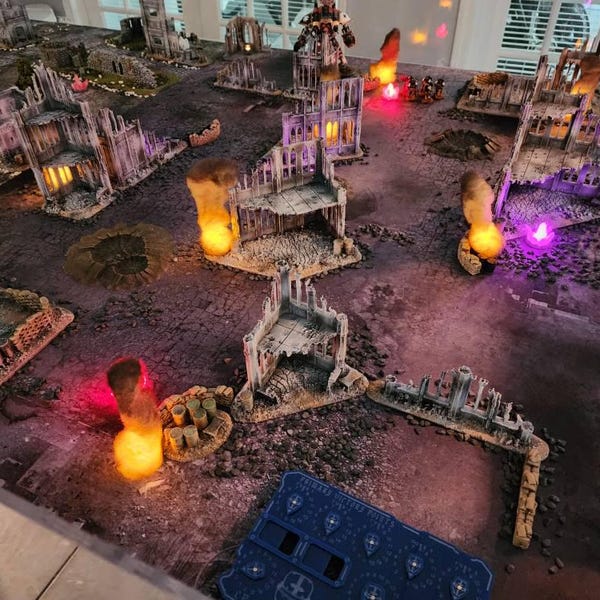 5inch Tall LED Fire With Smoke - Etsy