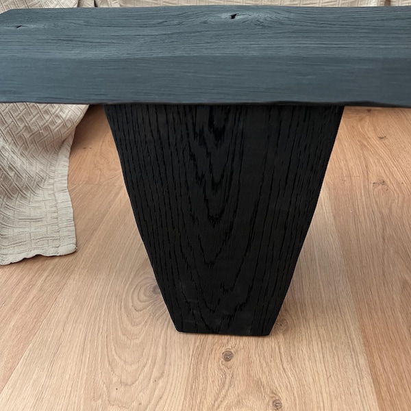 Wabi Sabi Beam Bench, Distressed Furniture, Rustic Bench, Wood Slab ...