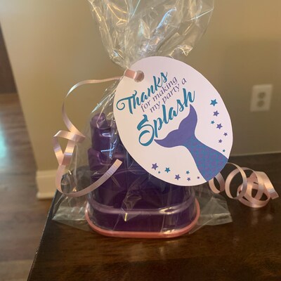 Mermaid Tail Favor Tags Under the Sea Favor Tags Mermaid Party ...