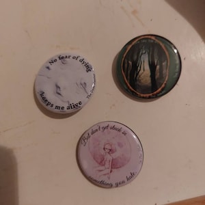 Floating Head Button, Face Pins, 2.25 or 3 Round Pin-back Buttons ...