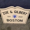 Official Painted Wood Entering Boston Sign Handmade - Etsy