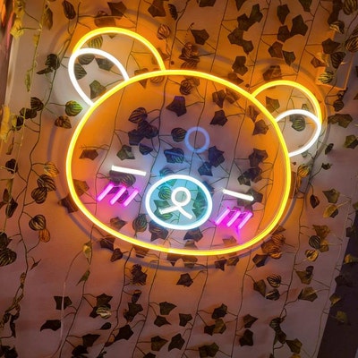 Custom Cartoon Neon Sign, USB Plug, Portable, LED Neon Light Sign ...