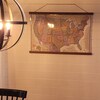 Giant World Map Mural Classic Home Decor, Living Room, Bedroom, World ...