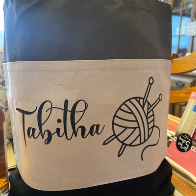 Library Book Tote Bag, Personalized Bookworm Tote Bag, Gifts for ...