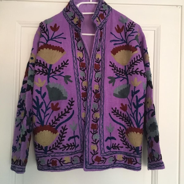 Pink Jungle Safari Women Velvet Kimono Robes Jacket,morning Tea Velvet ...