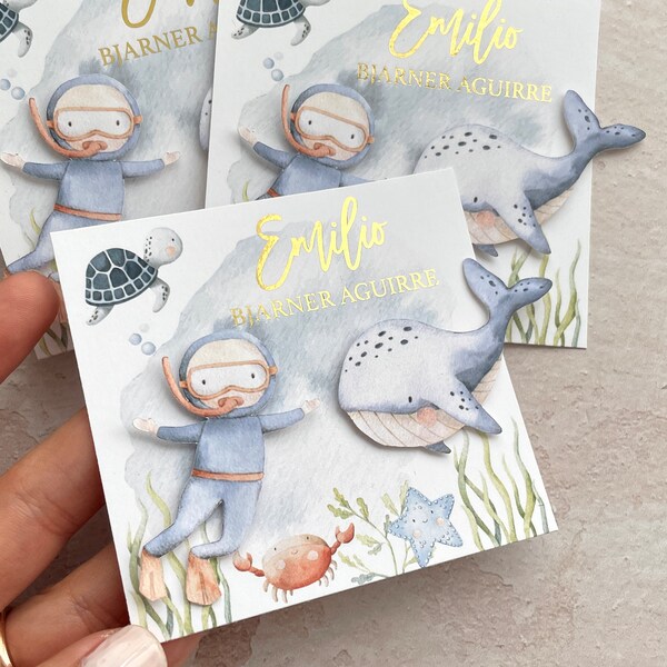 Watercolor Under the Sea Clipart. Baby Boy Nautical Clip Art Baby ...