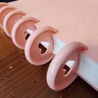 Plastic Binding Spiral Rings A5 B5 A4 DIY Smart Ring Binder Study ...