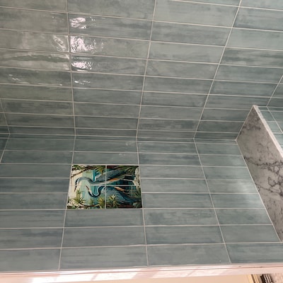 Blue Heron Ceramic Tile, Bird Accent Tile, Decorative Bird Tile - Etsy