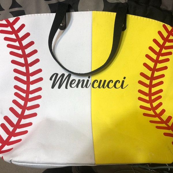 Leather Baseball Wallet, Men's Bi-fold With Baseball Seam Stitch - Etsy