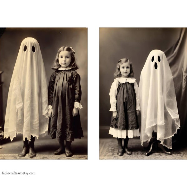 Spooky Antique Ghosts and Children Halloween Photos: Gothic Curios ...