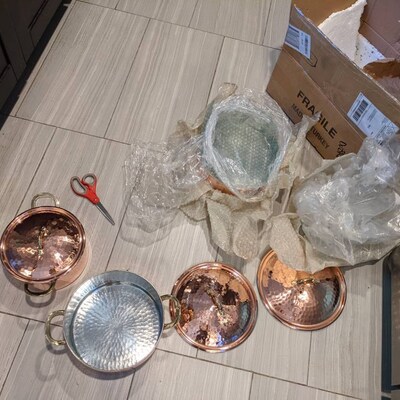 Handmade Copper Pot Turkish Copper Pot Copper Cookware Copper Cooking ...