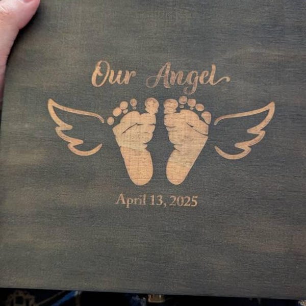 Personalized Time Capsule Keepsake Box, 1st Birthday Memory Box, Baby's ...