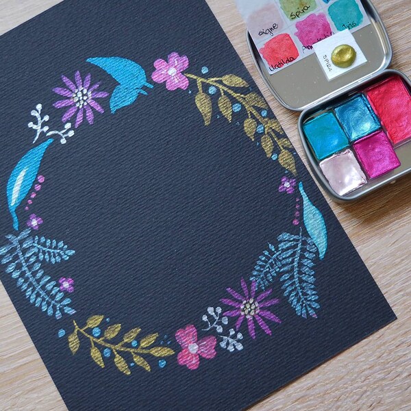 Signe- Handmade Watercolor Paint - Etsy
