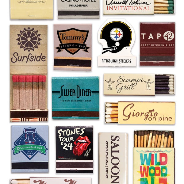 CUSTOM MATCHBOOK ART | Personalized Digital Matchbox Gift | Large ...