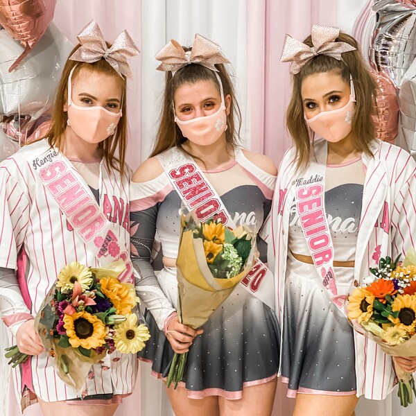 Senior Sashes - Cheer Sashes. Customized Sash for Any Occasion. Glitter ...