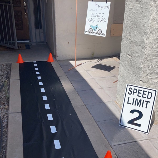 Speed Limit 2 Metal Street Traffic Sign NEW 2MPH 2nd Second Birthday ...