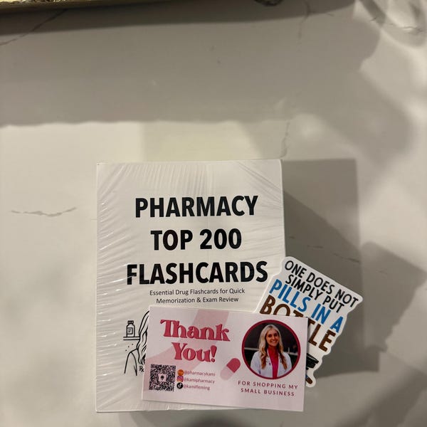 Top 200 Drug Flashcards | Pharmacy | Medicine | Nursing | Students - Etsy