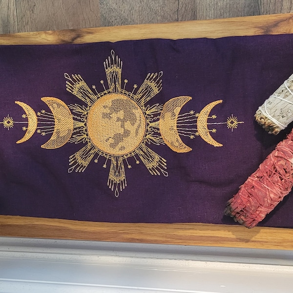 The Golden Moon Phases : Altar Cloth - Etsy