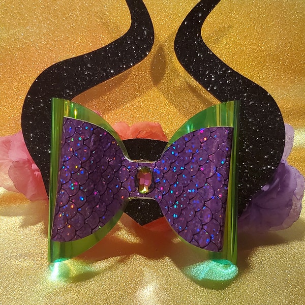 Halloween Bow SVG, Mistress of Evil Bow Template SVG, Felt Bow PDF ...