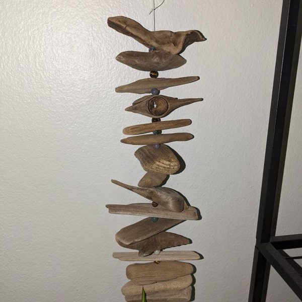 Plant Terrarium 25 Inch Valhalla Ladder/ Cream Wood Beads / V-0130 ...