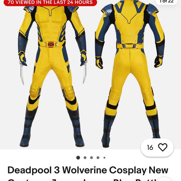 DP3 Wolverine Cosplay Kit STL (download) - Etsy