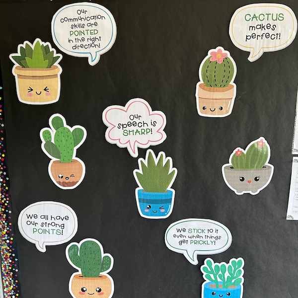 Speech Therapy Room Decor, Bulletin Board Kit, Fall Campfire S’mores ...