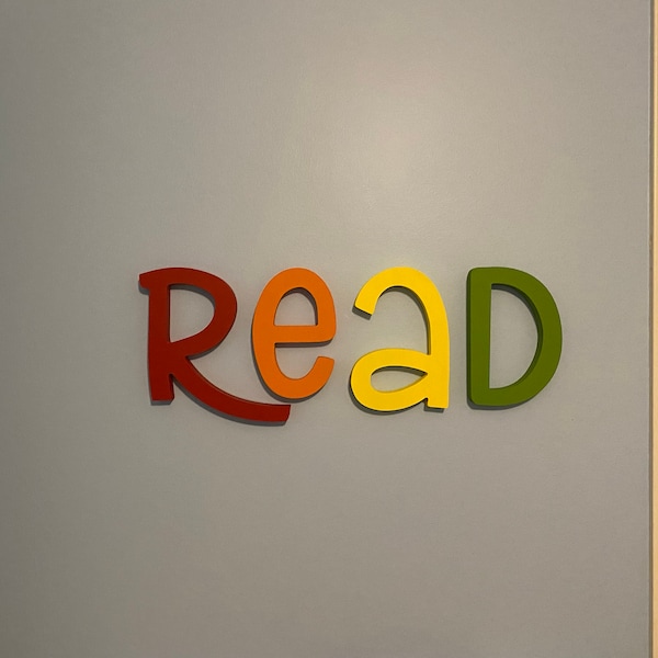 Read Wooden Letters Nursery Wall Decor - Brigt Colorful Letters - Best ...