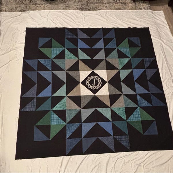 Starry Night Nativity Quilt, A Pieced Quilting Pattern by Sew Kind of ...