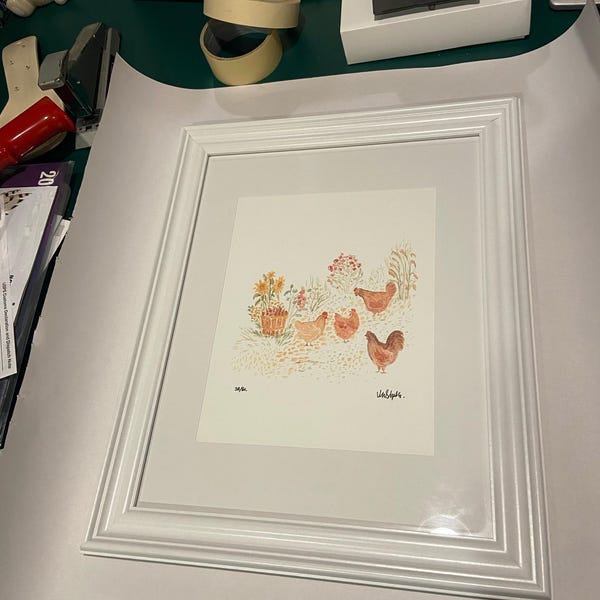 Chicken Png, Chicken Print, Chicken Transparent Art, Hen Gift, Chicken ...
