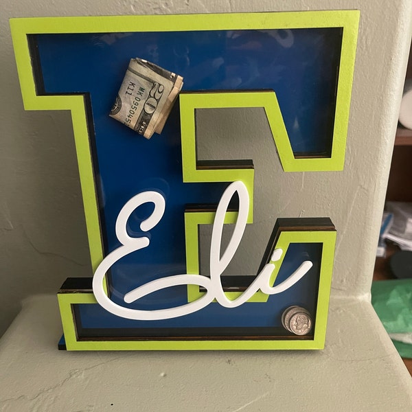 Customized Letter Banks- Personalized Money Banks - Etsy