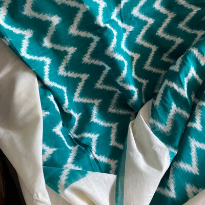 Poetry in Motion Ajrakh Natural Dyed Silk Scarf - Etsy