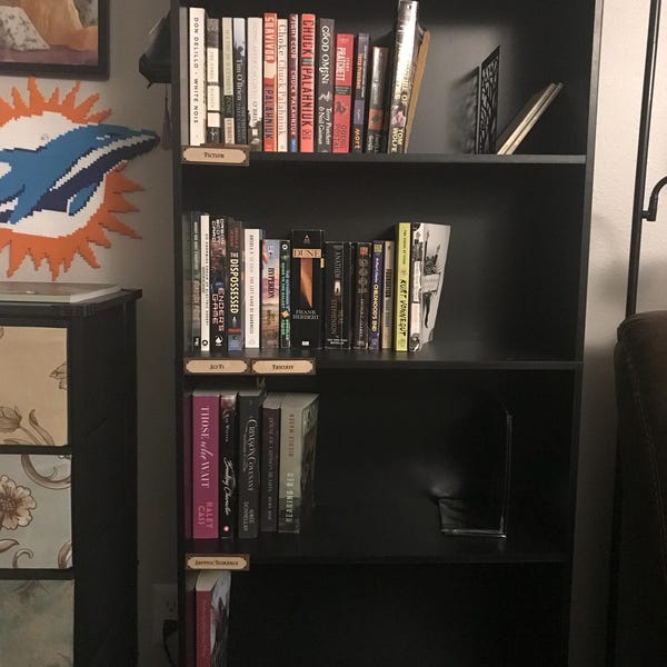 Bookshelf Labels - Etsy